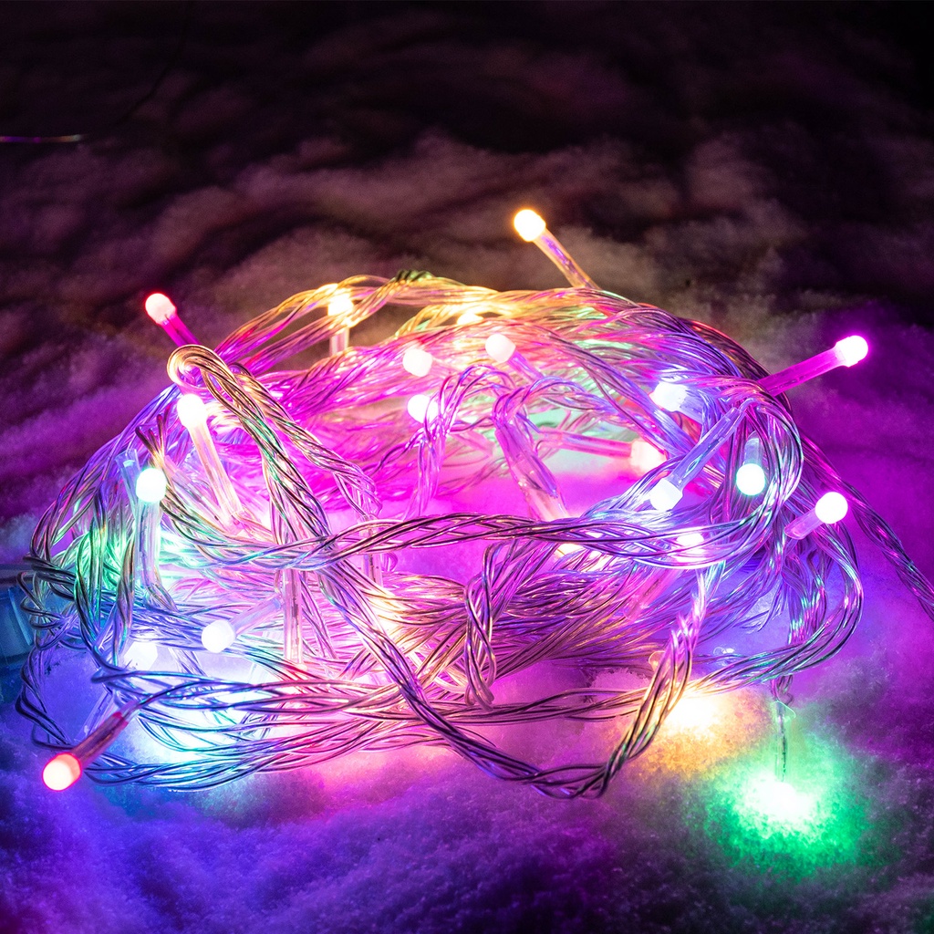 10M/50M Christmas Lights LED String Lights Clear wire Twinkle Fairy ...