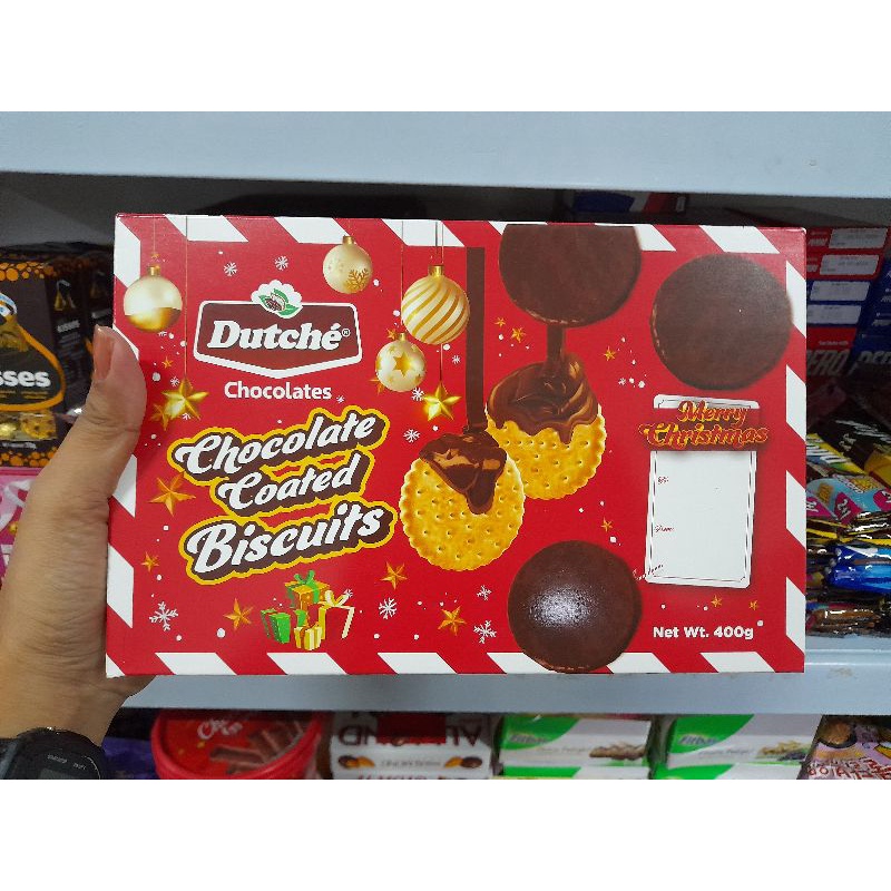 DUTCHE CHOCOLATE COATED BISCUITS 400g | Shopee Philippines