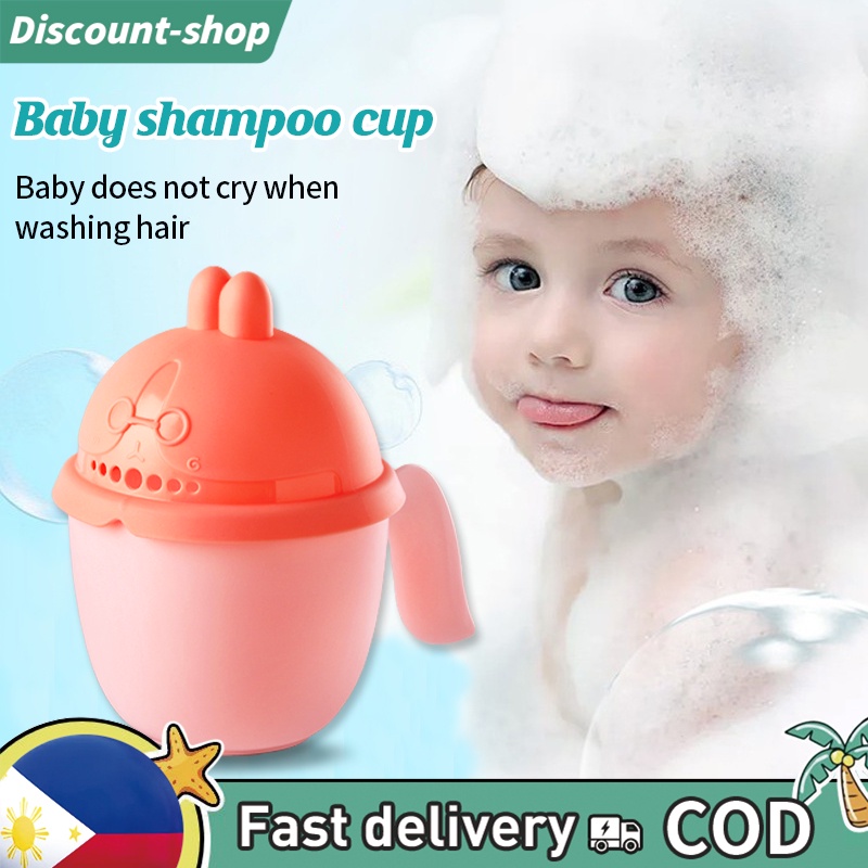 Baby Cartoon Bear Shower Cup Newborn Child Shower Shampoo Cup Baby ...