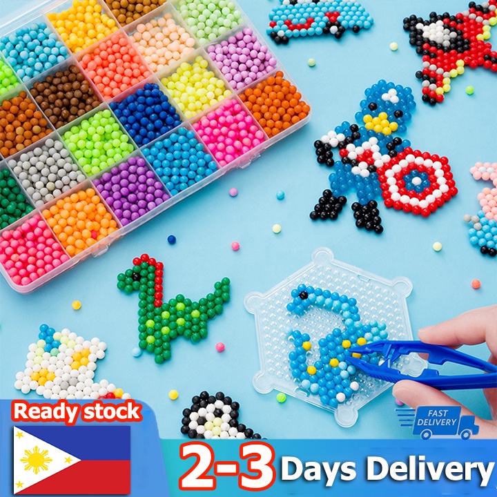 DIY Water Magic Sticky Beads With Accessories Set DIY Puzzle Beads Toys ...