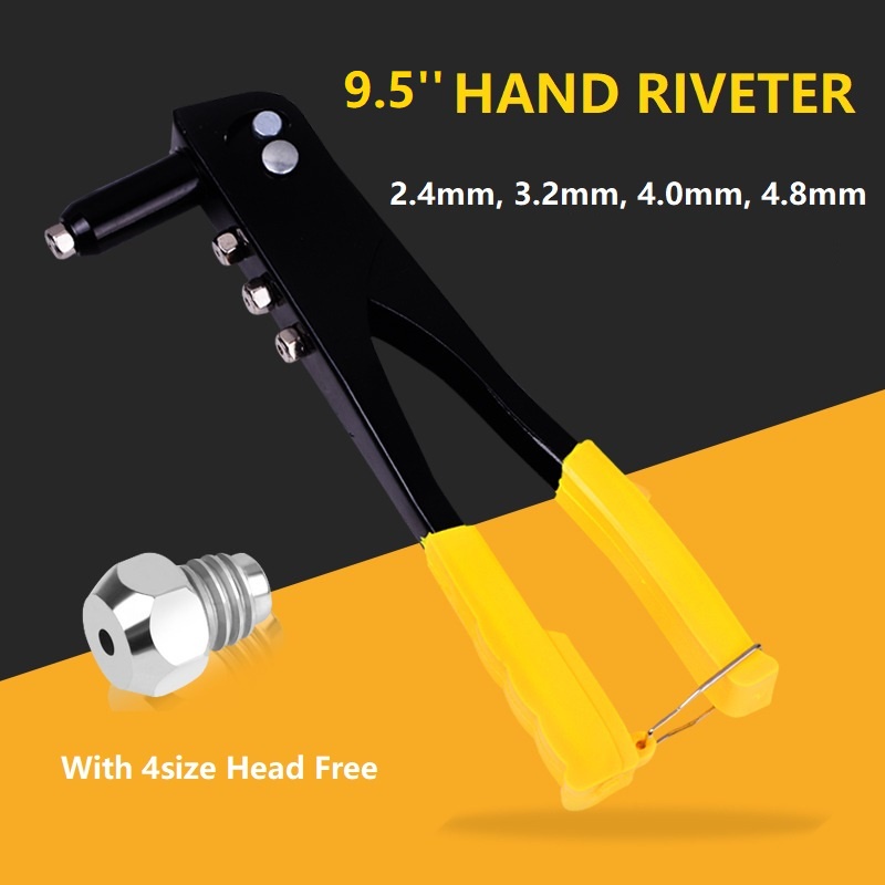 9.5 inch Hand Riveter Single Handle Manually Operated Blind Riveter ...