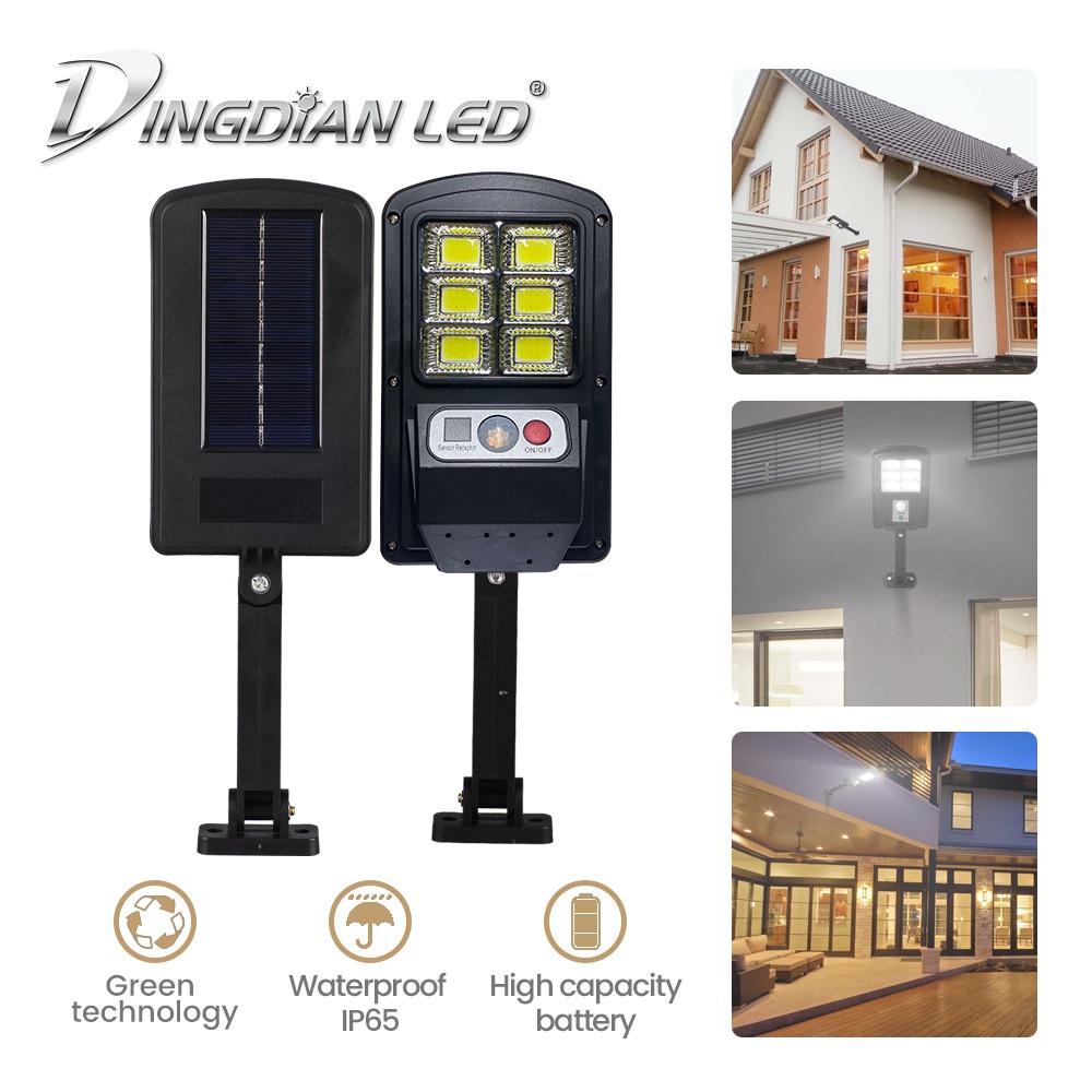 KOI Solar sensor street light Equipped With 48COB Wicks Outdoor ...
