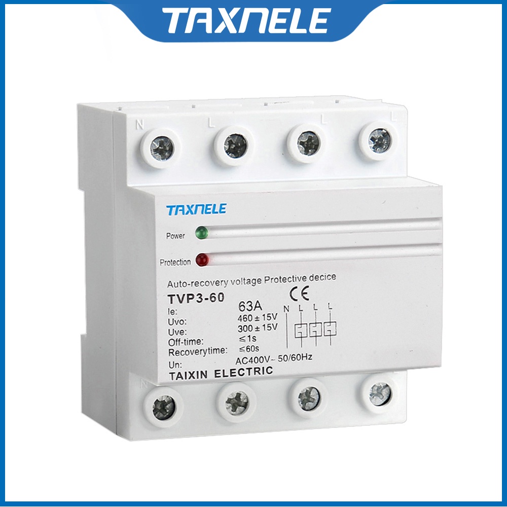 60A 63A 380V Three Phase Din rail automatic recovery reconnect over ...