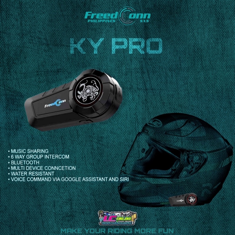 Freedconn Ky Pro Bluetooth Intercom | Shopee Philippines