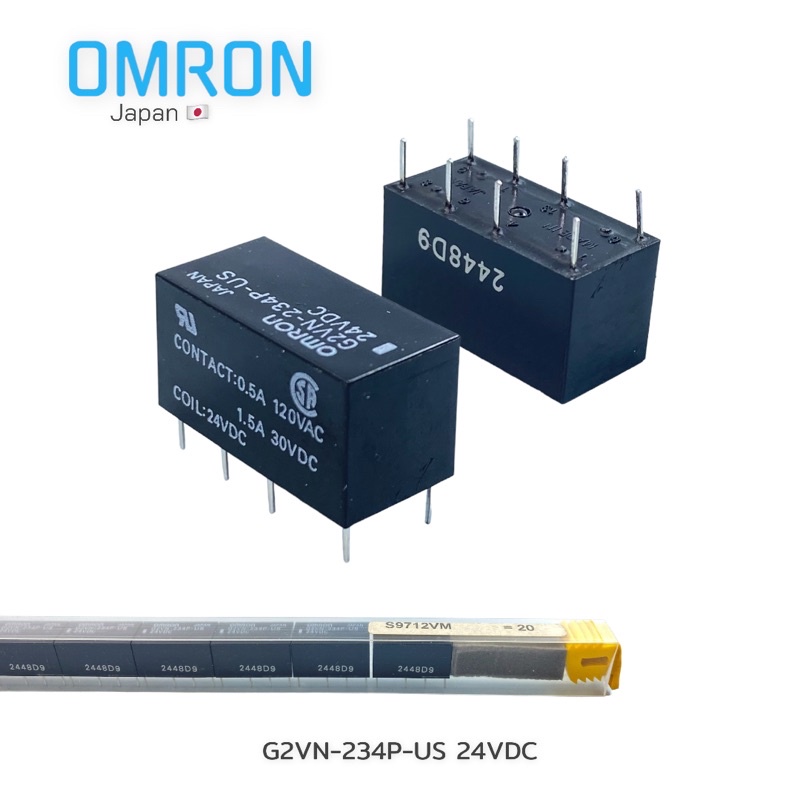 Relay 24V Omron G2VN-234P-US-24VDC 2A 8Pins Japan Original * Sent From ...