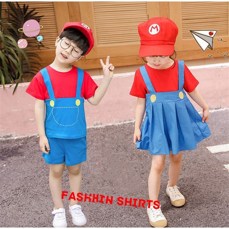 New Children's Mario Costume Halloween Christmas Costume Baby Super ...