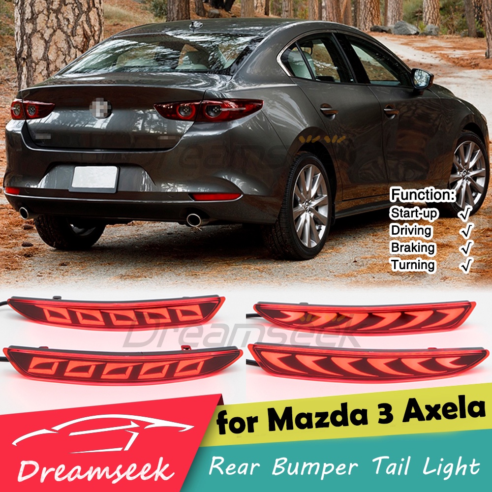 LED Reflector Rear Bumper Tail Light for Mazda 3 Axela Sedan 2019 2020 ...