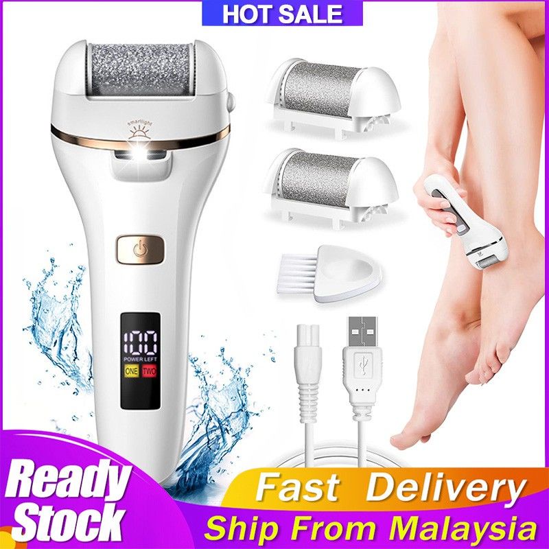 Electric Callus File Grinder Dead Dry Skin Callus Remover Rechargeable ...