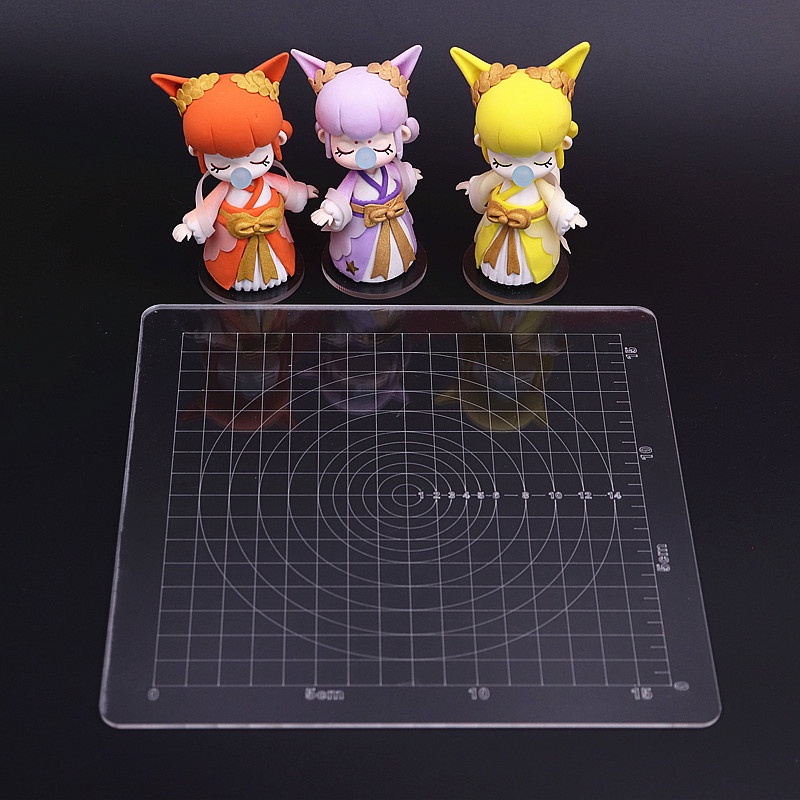 JUWEN Ultra-Light Clay Scale Backing Board Acrylic Workbench Soft Tool ...