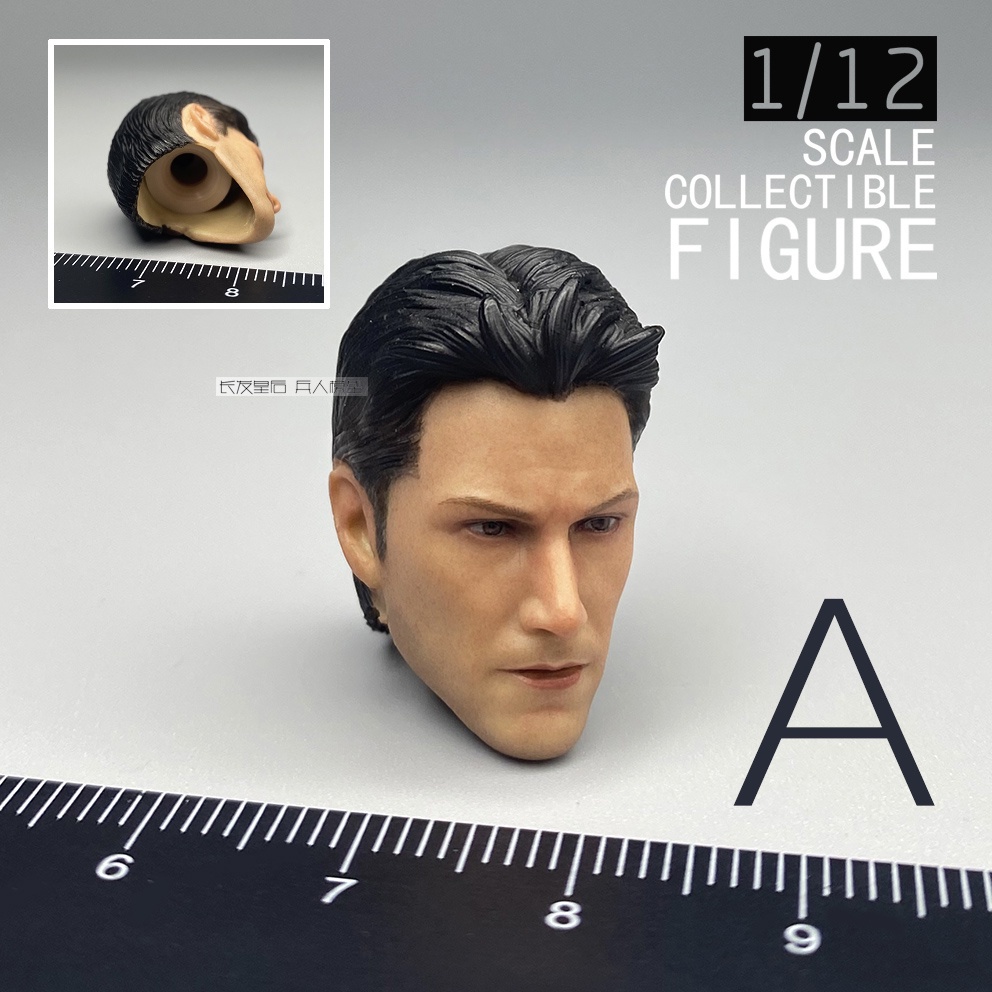 1/12 Aton Custom Hellblazer Constantine Male Head Sculpture Carving ...