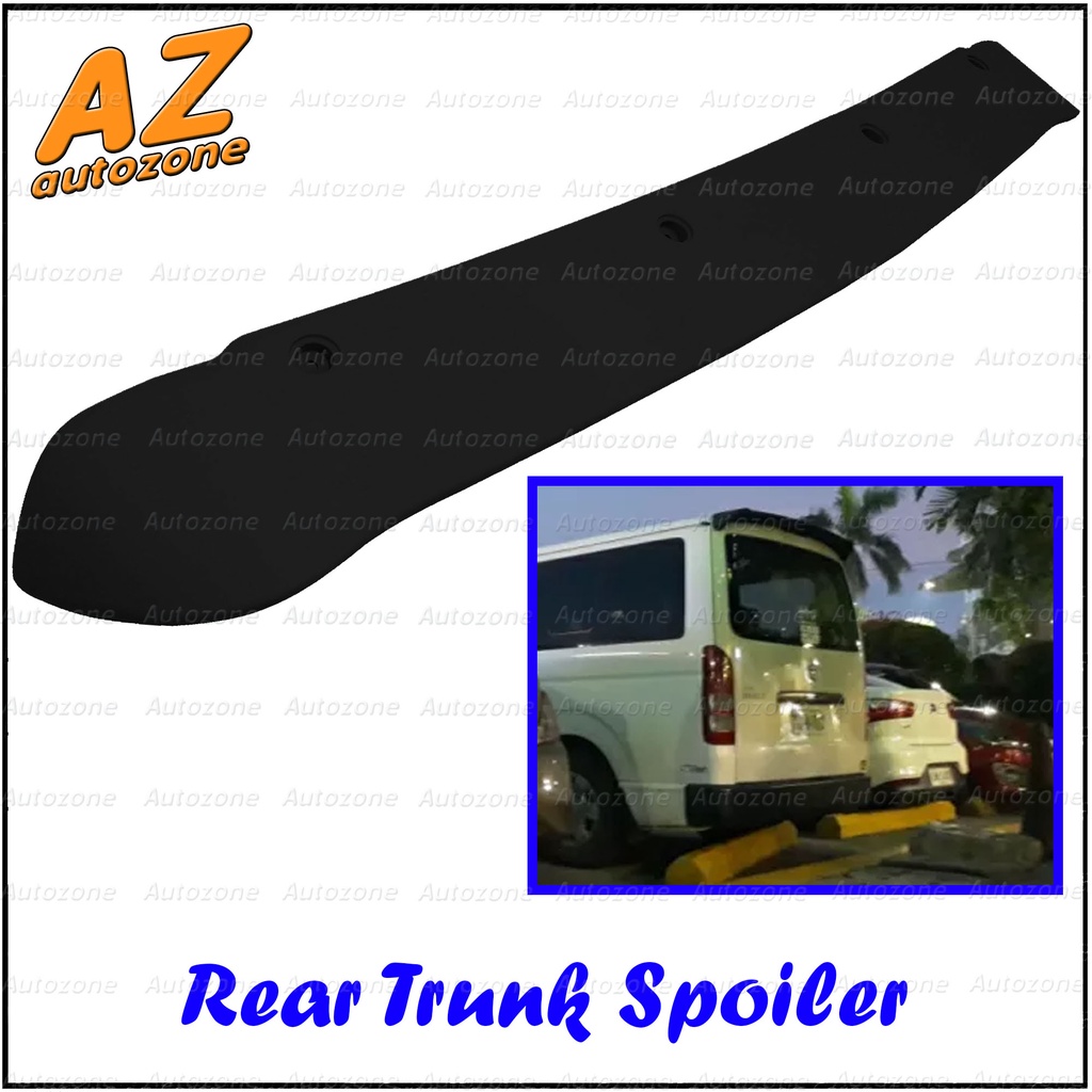 Toyota Hiace Commuter 2007-2018 Rear Trunk Spoiler JDM Type (Matte ...