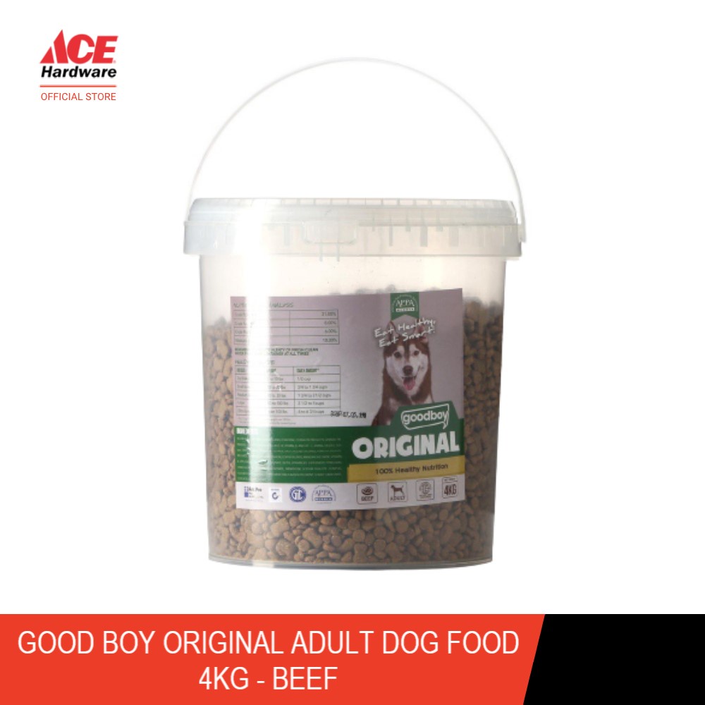 Good Boy Original Adult Dog Food 4kg - Beef | Shopee Philippines
