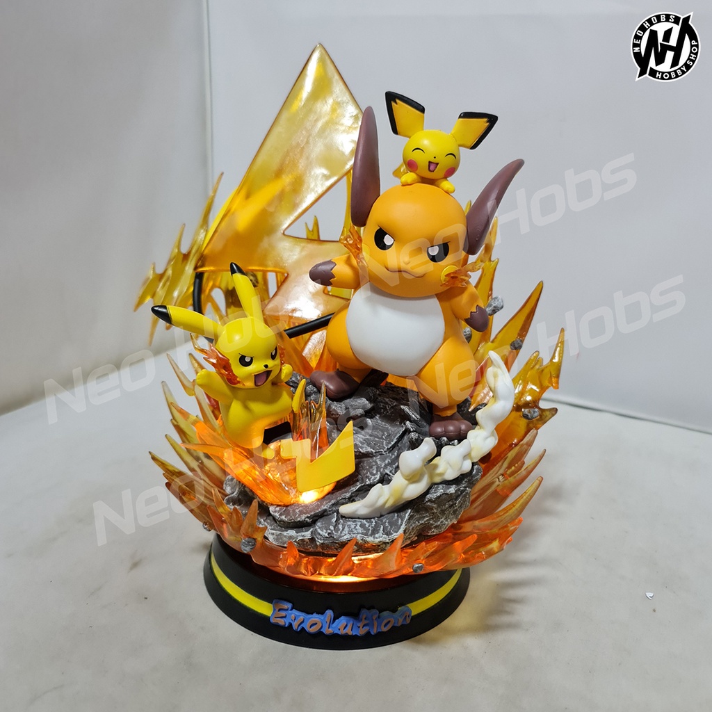 GK ES KO Pokemon Pikachu Evolution w/LED | Shopee Philippines