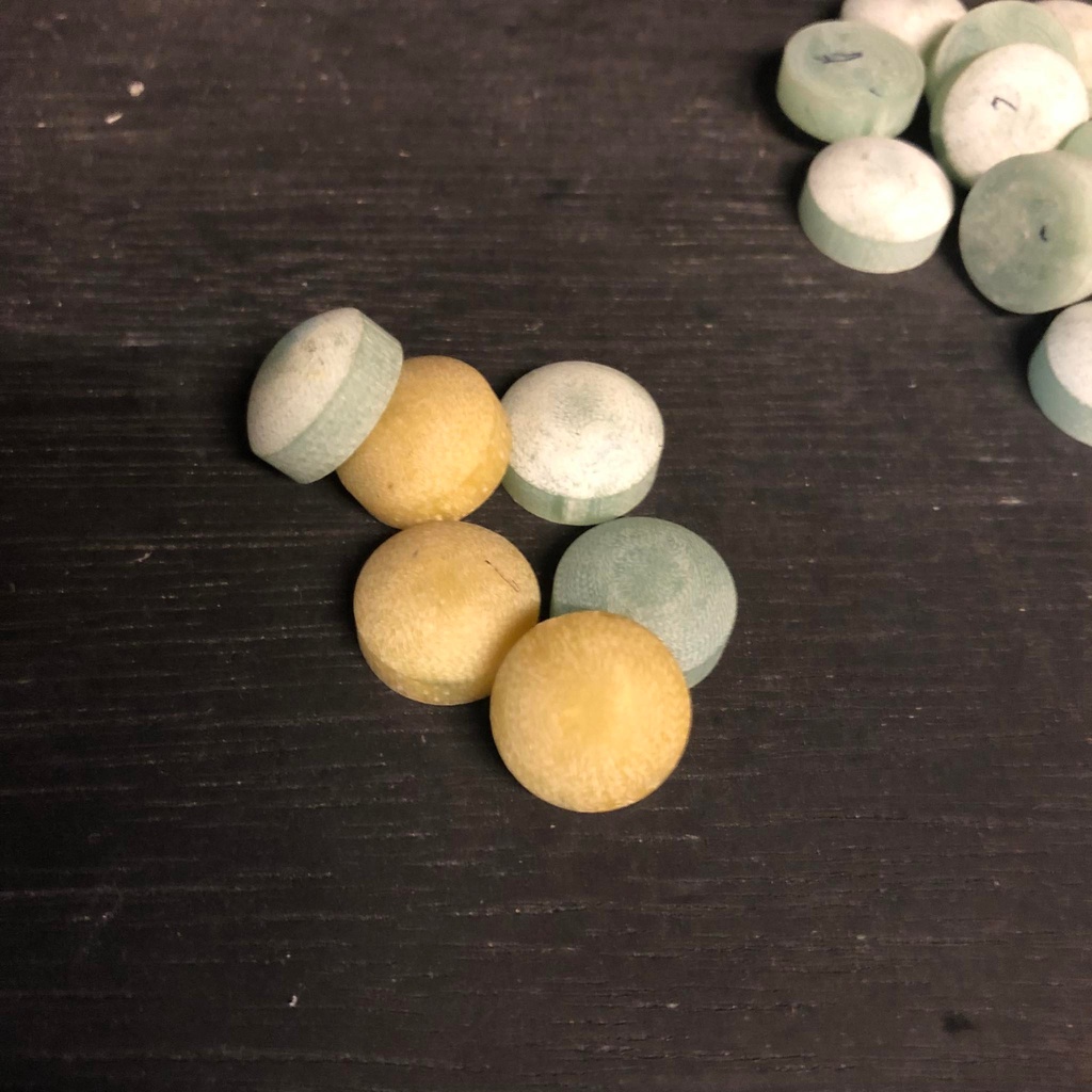 6PCS. BREAK TIP COLORED ASSORTED COLOR/ TIP SA TAKO/ BILLIARD ...