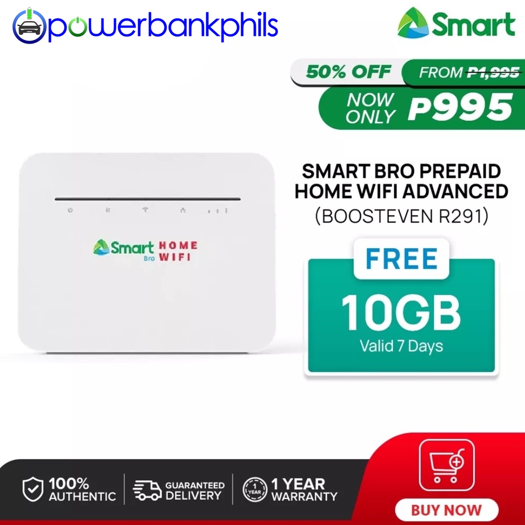 Smart Bro Home Wifi LTE Advanced Boosteven 4G LTE CPE Router R291 CAT 6 ...