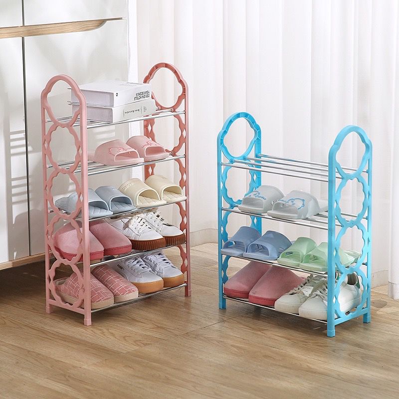 Ninetyseven Portable 4 Layer Sandal Shoe Rack for Disassembling and ...
