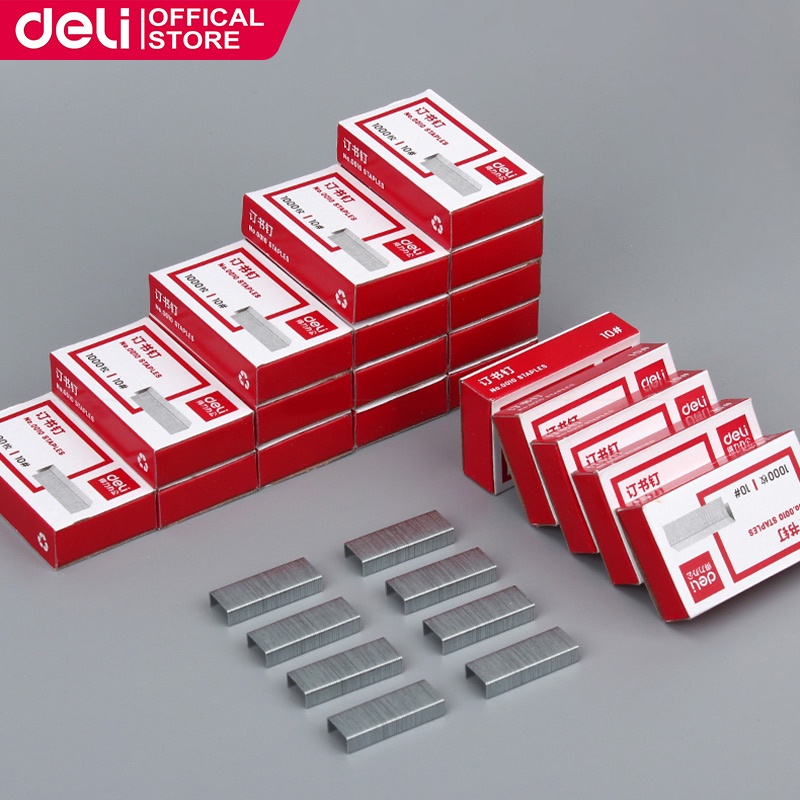 Deli E0010N Staple Wire No.10 School Office Supplies 1000pcs/Box ...