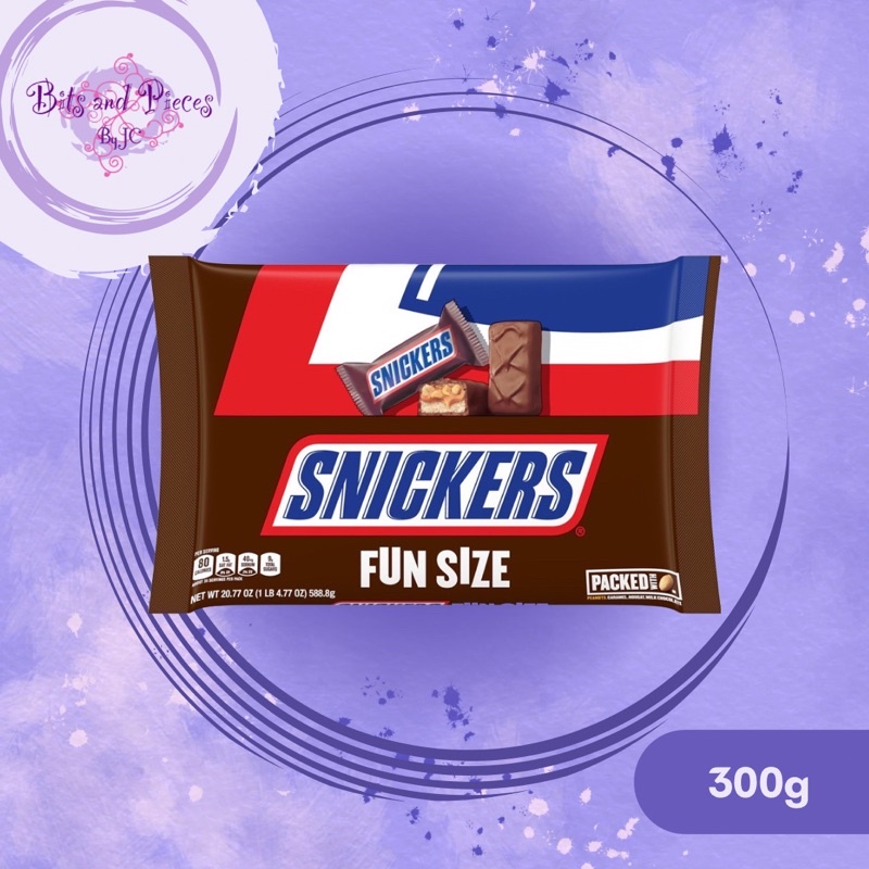 Snickers Fun Size Chocolate Bars Candy Bag 333g | Shopee Philippines
