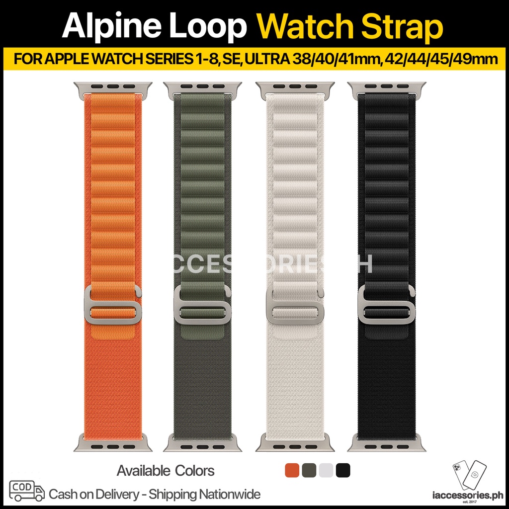 Alpine Loop Watch Strap for Watch Series 1 2 3 4 5 6 7 8 9 10 SE Ultra ...