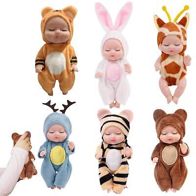 8pcs/Set Simulation Cute Doll Baby Mini Toy Cloths Reborn Lifelike ...