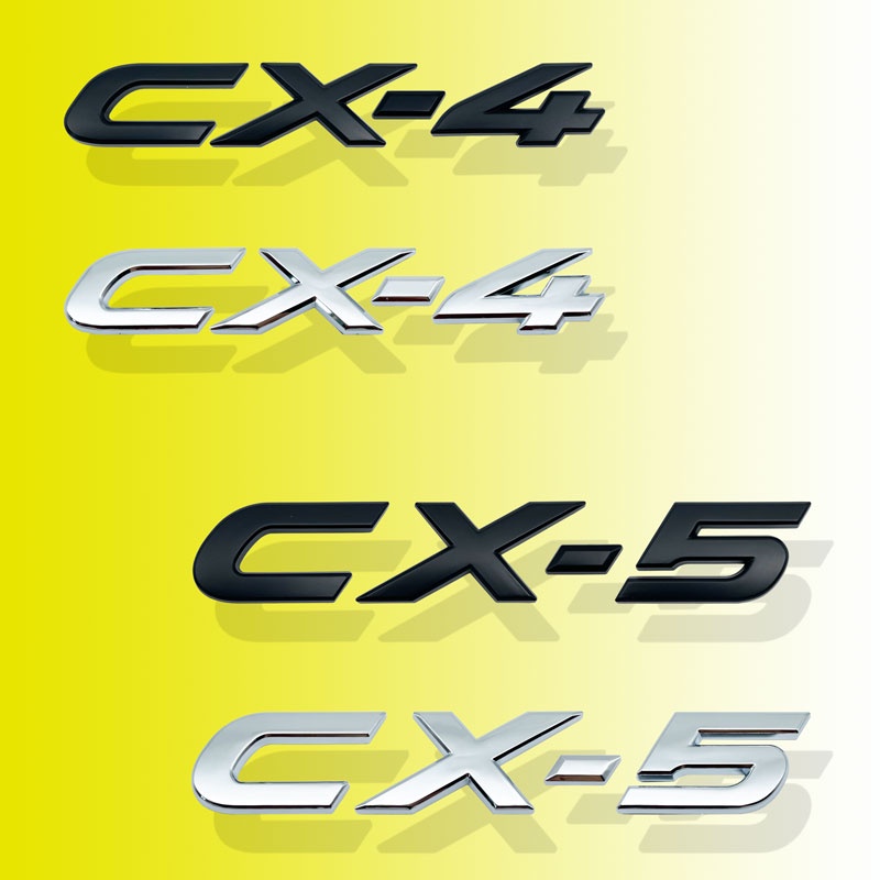 For Mazda CX-4 CX-5 CX-30 SKYACTIV Car Rear Trunk Tailgate Logo Sticker CX4 CX5 Emblem Nameplate ...