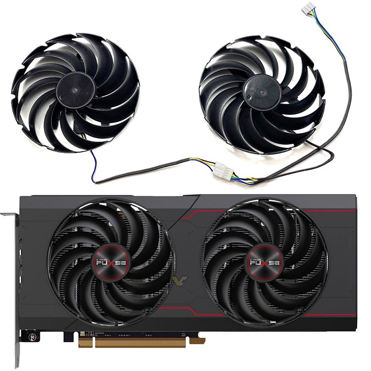 Cooling Fan for Sapphire RX6700 6700XT 6750XT PULSE Graphics Card ...