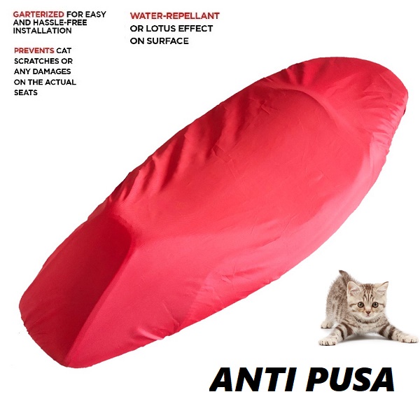 SYM Husky 150 / seat cover garterized waterproof anti pusa kalmot ...