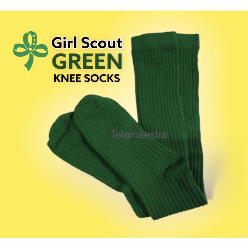 Girl Scout Green Knee Socks | Shopee Philippines