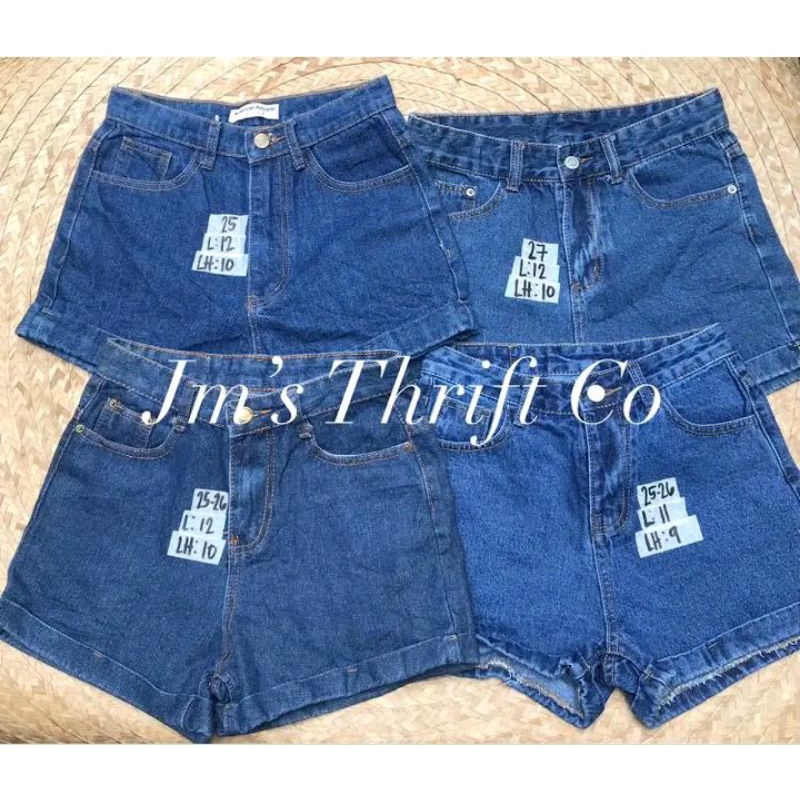 Highwaist Denim short AA/CC style. | Shopee Philippines