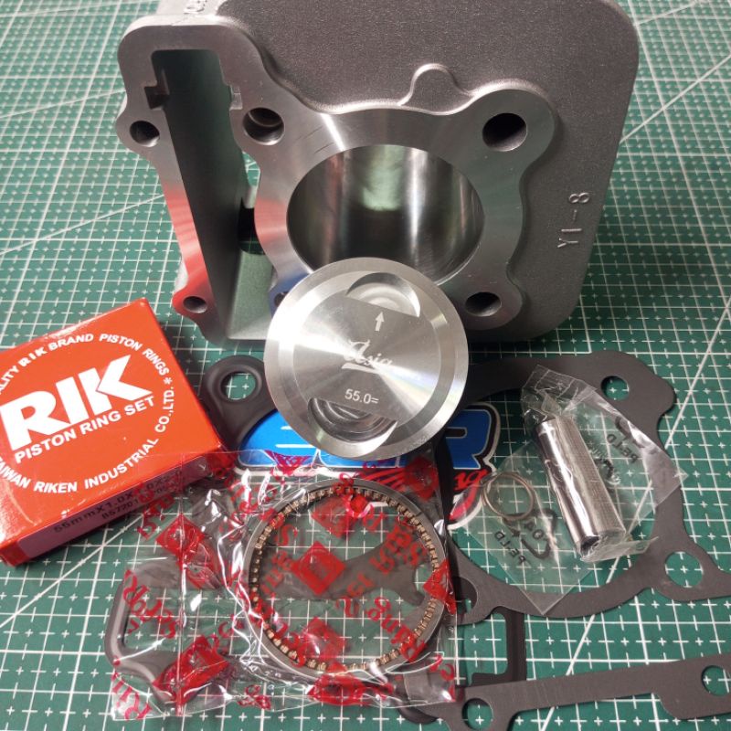 E60 Block 55mm w/Dome Piston For Mio i 125, m3, Fazzio, Gear, Msi 125 ...