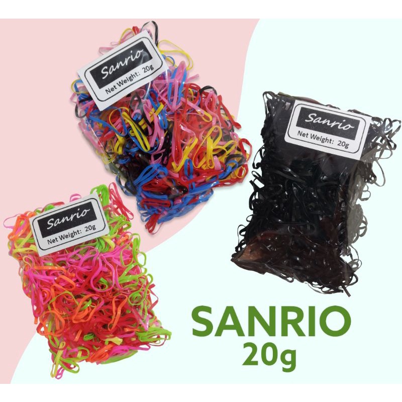 Disposable Sanrio Rubber Band Colorful Small Elastic Hair Band Pony ...
