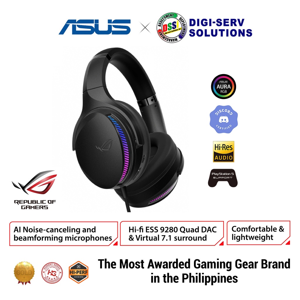 ASUS ROG Fusion II 300 RGB Gaming Headset | Shopee Philippines