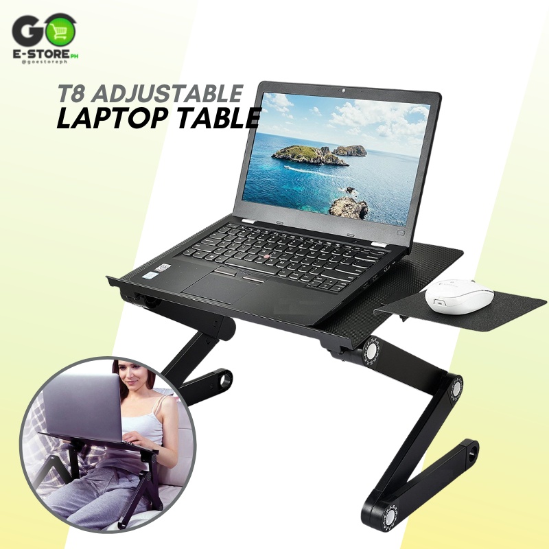 Goestore T8 Table for Laptop Desk Portable Adjustable Laptop Table ...