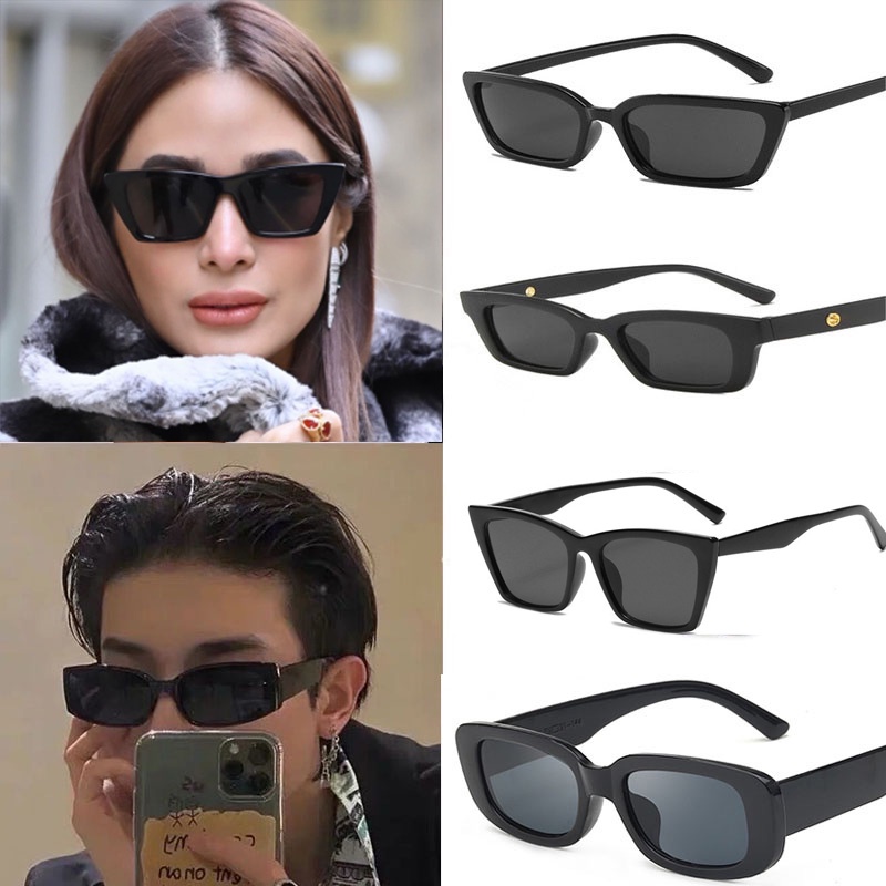 New Black Unisex Anti-UV High-quality Retro Sunglasses for Women Shades ...