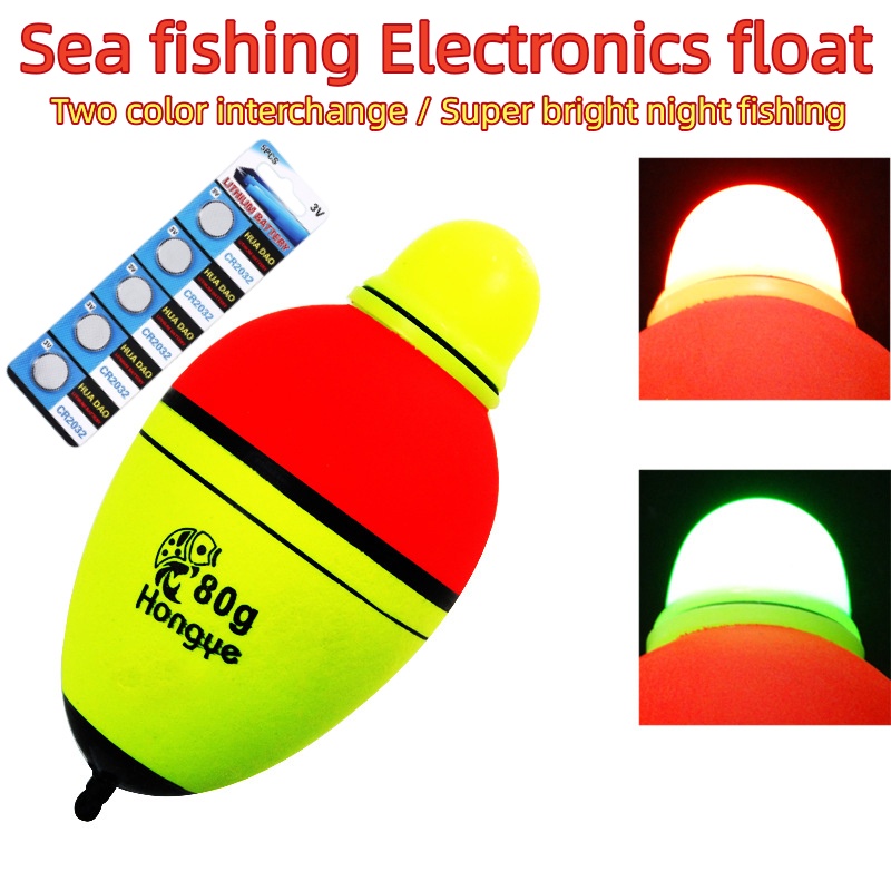 【Stock】Nano Fishing floats With battery Electronic luminous Awa Big ...