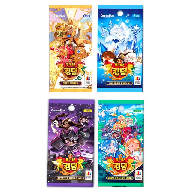 Cookie Run Kingdom Card Pack All Expansion bulk unit pack | Shopee ...