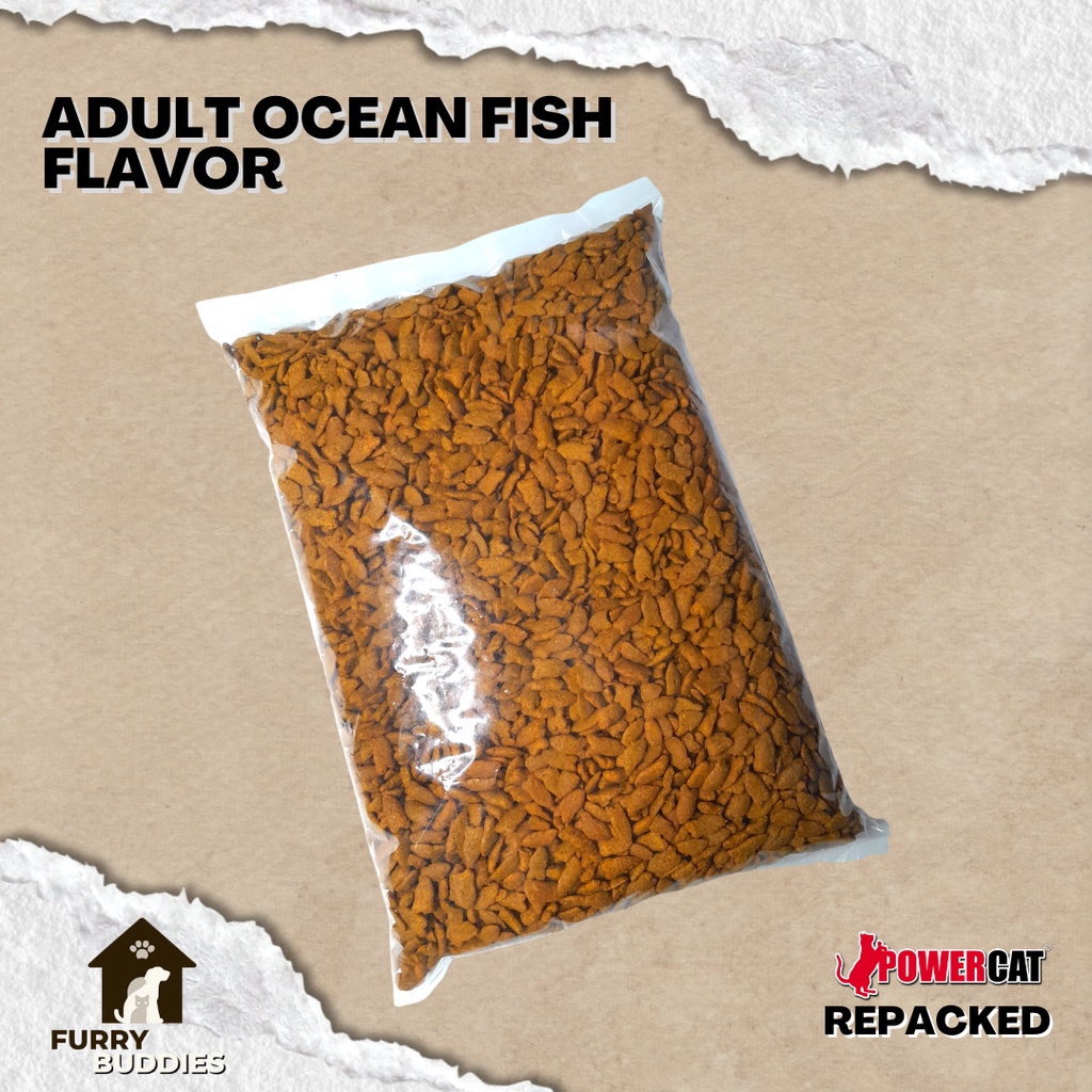 POWERCAT DRYFOOD ADULT & KITTEN (1KILO & 1/2 KILO REPACKED) | Shopee ...