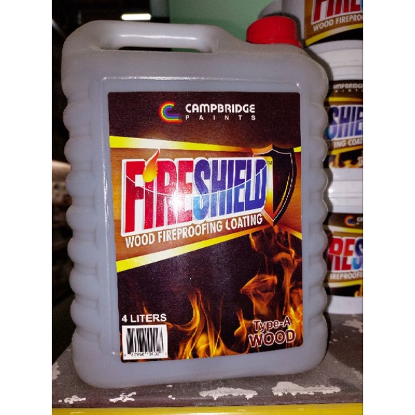 Campbridge 4Liter / Gallon Fireshield , Fire Shield For Wood ONLY ...