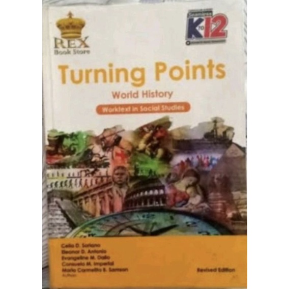 TURNING POINTS WORLD HISTORY ( SECOND HAND ) | Shopee Philippines