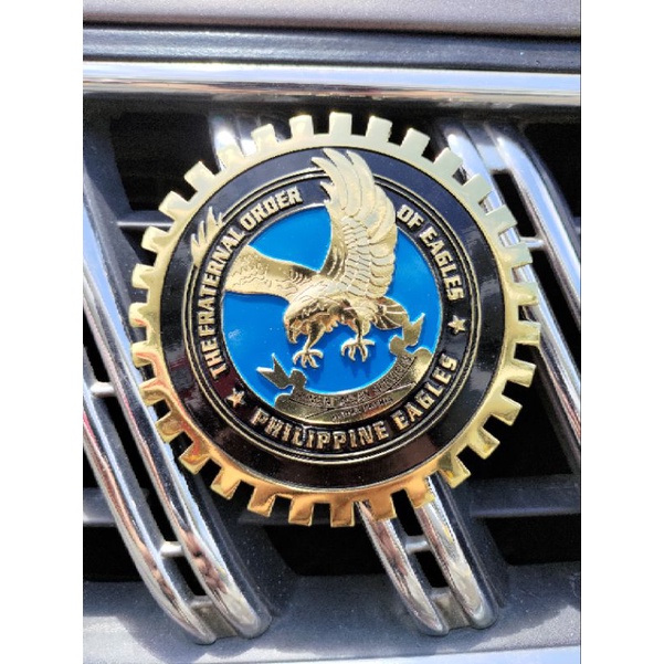 Eagles Car Grill Badge with screw and washer, The Fraternal Order of ...
