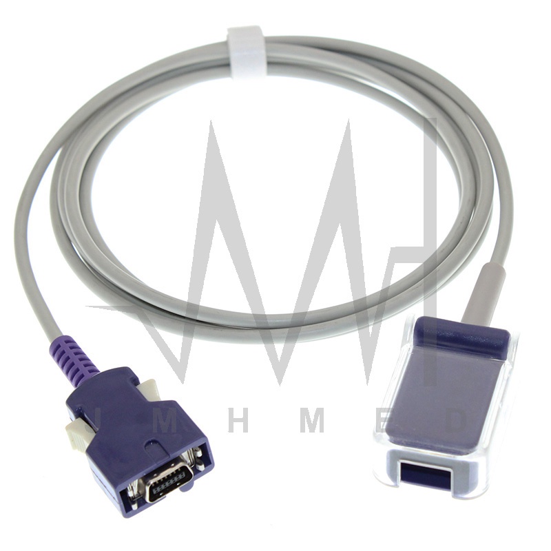Home Monitor Spo2 Sensor Adapter Cable For All with 14P Nellcor Oximax ...