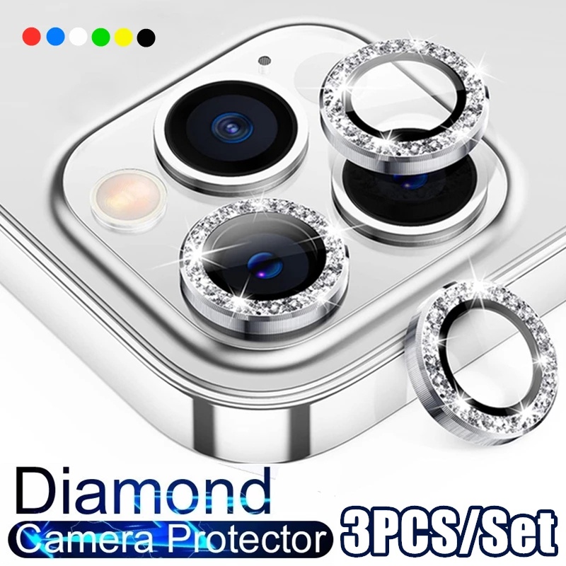 1set /2PCS /3PCS Diamond camera lens film for for iphone16ProMax 16 ...