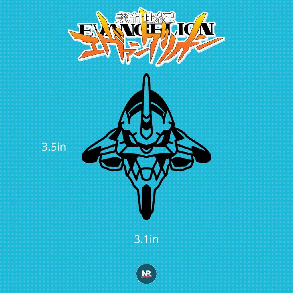 Evangelion Eva Units Vinyl Decal Anime Sticker | Shopee Philippines