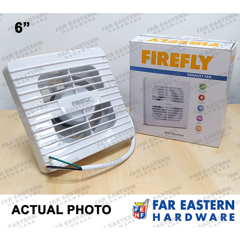 FIREFLY Ceiling Duct | Wall Mounted Exhaust Bathroom Fan Air Ventilator ...