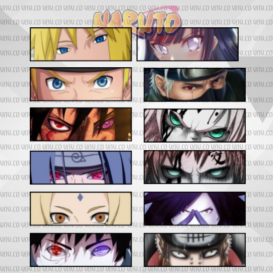 NARUTO Eye Slap Vinyl Sticker - Waterproof WITH FREEBIES - High Quality ...