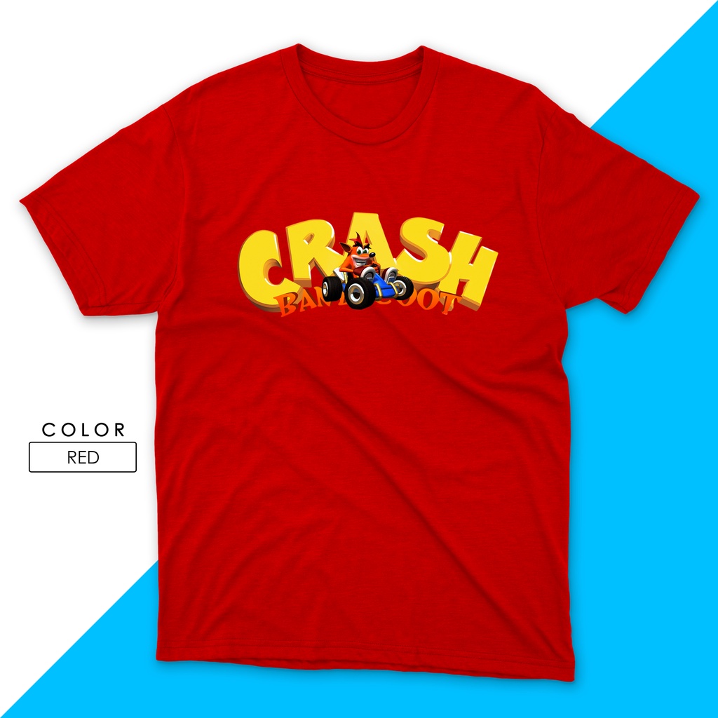 Crash Bandicoot Logo High Quality Shirt (GAME36) | Shopee Philippines