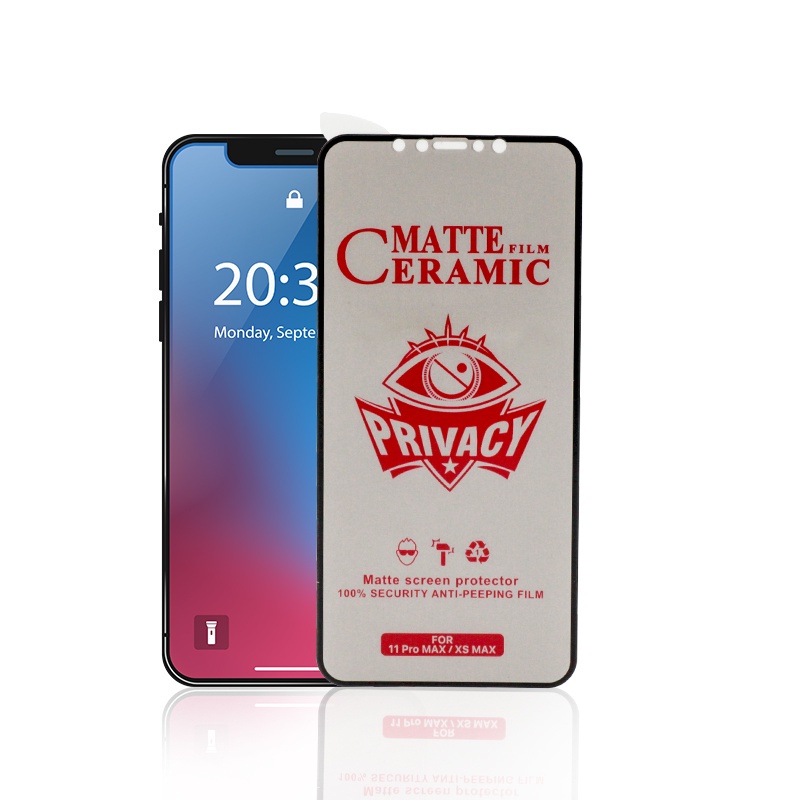 Privacy CERAMIC MATTE TEMPERED GLASS For NANO ANTI SPY -TYPE REALME 5 ...