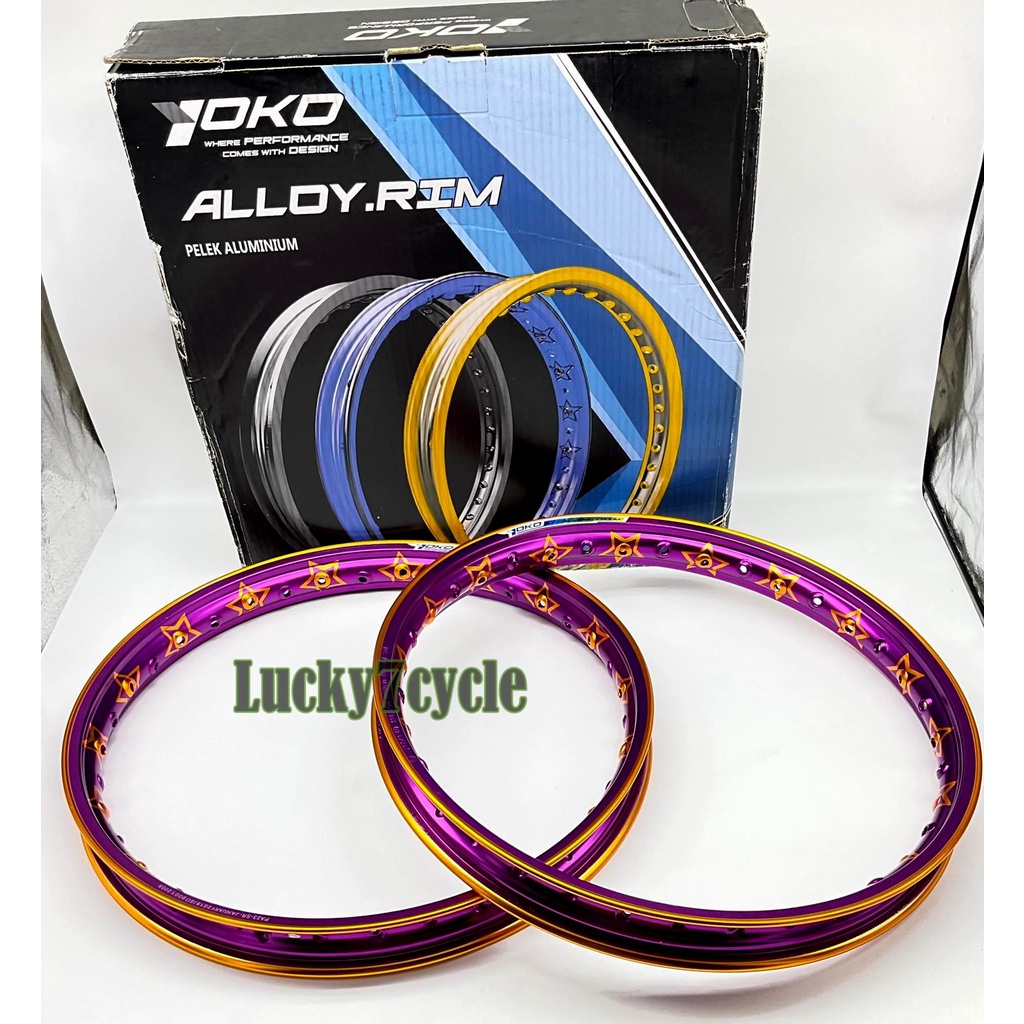 YOKO RIM alloy 1.4x17 for motorcycle pair (star) | Shopee Philippines