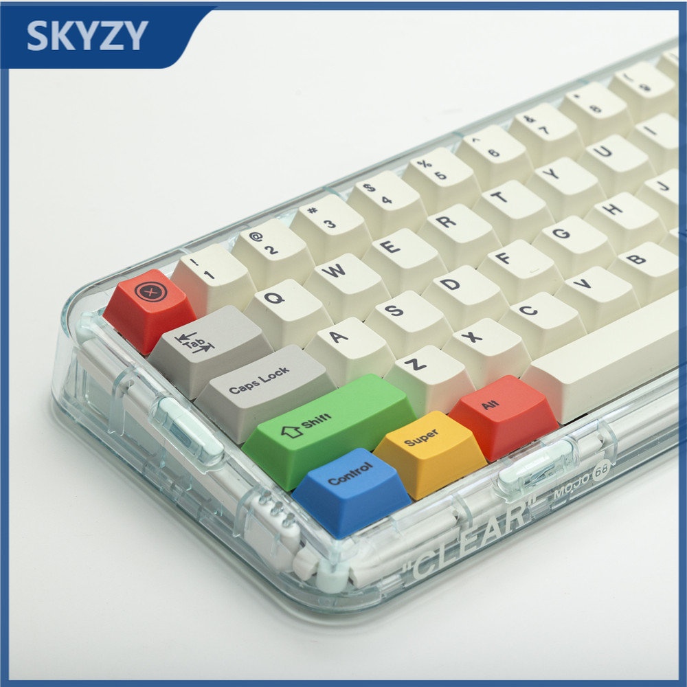 140 Keys Retro Lights Keycaps Cherry Profile PBT Dye Sub Mechanical ...