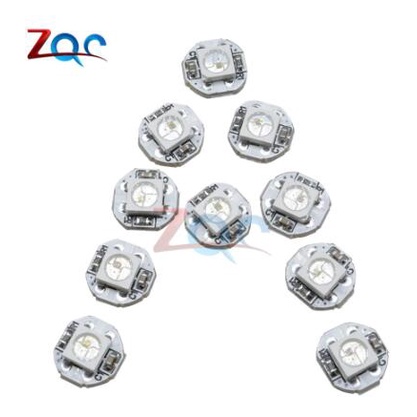 100pcs PCB Board WS2812B 10x10 100 Bit Full Color 5050 RGB LED Lamp ...